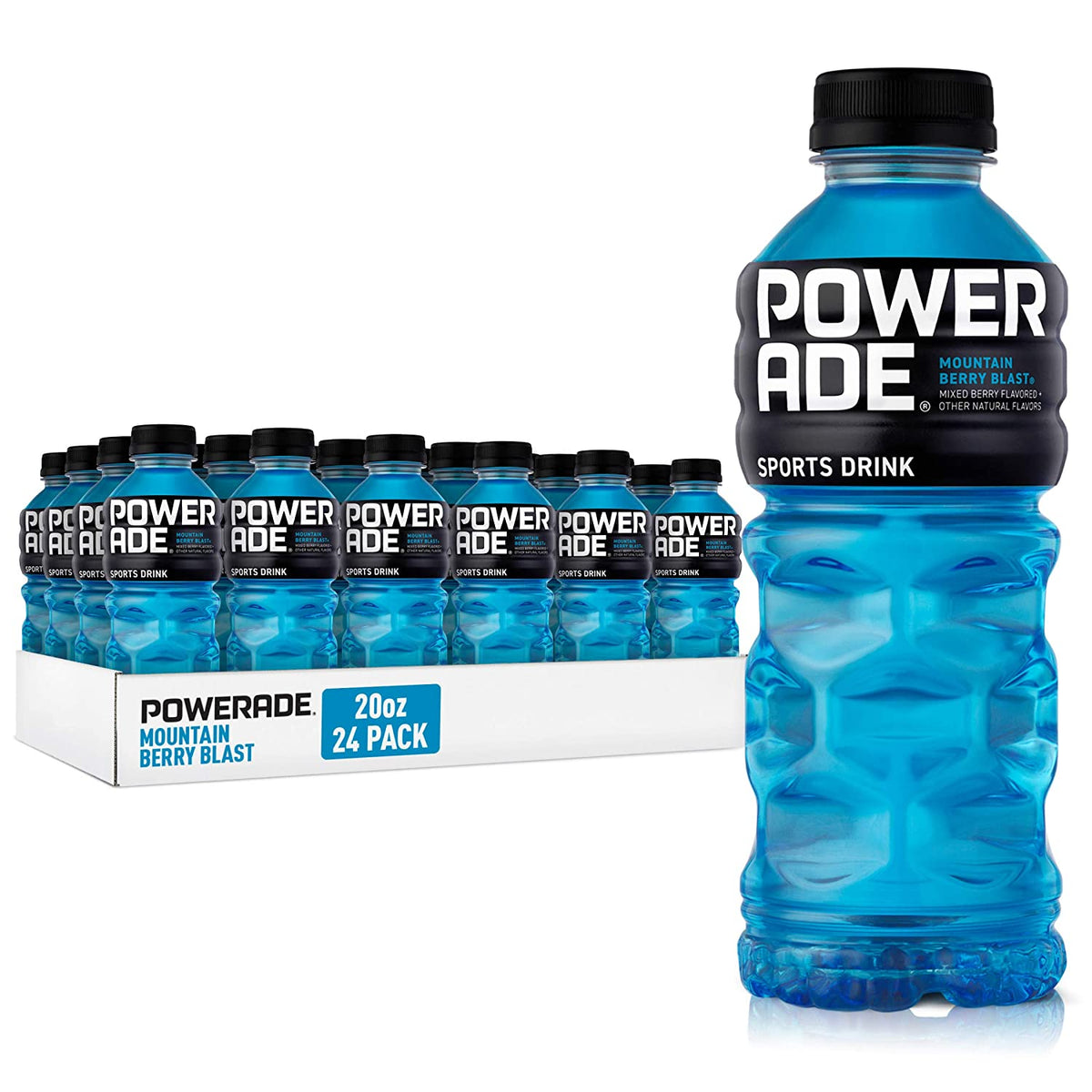 Powerade Mountain Berry Blast, 20 Oz. Bottles, 24 Pack