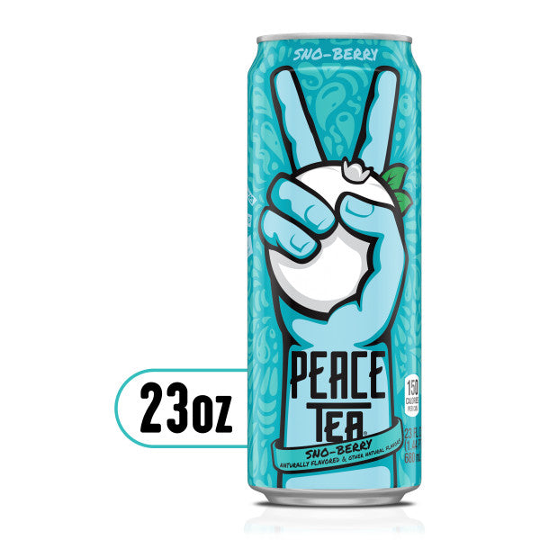 Peace Tea Sno-Berry, 23 Oz. Cans, 12 Pack